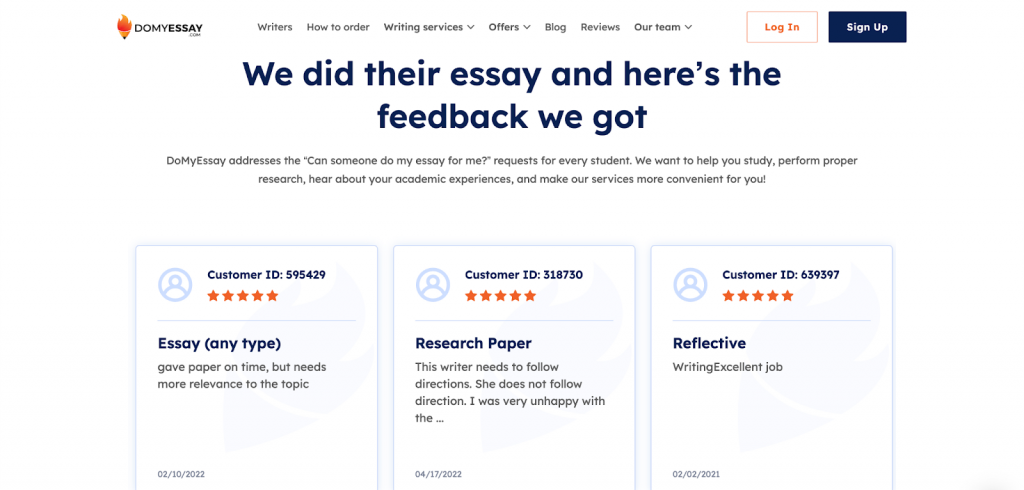 DoMyEssay Reviews: An Expert Dissection of a Popular Essay Writing ...